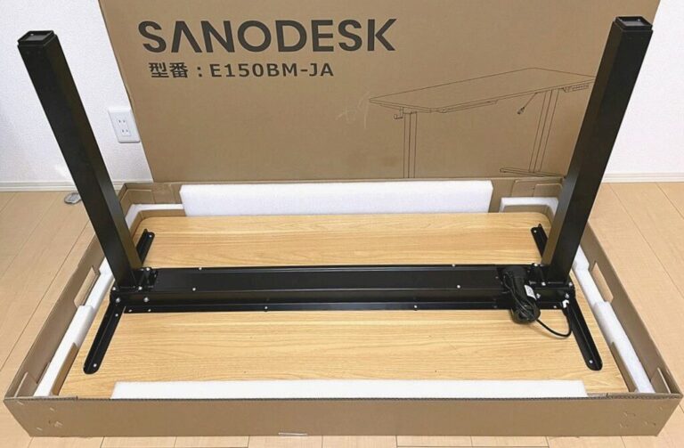 3万円以下で買える電動昇降デスク「SANODESK E150」をレビュー。これはコスパ最強だわ。[PR] - The Review